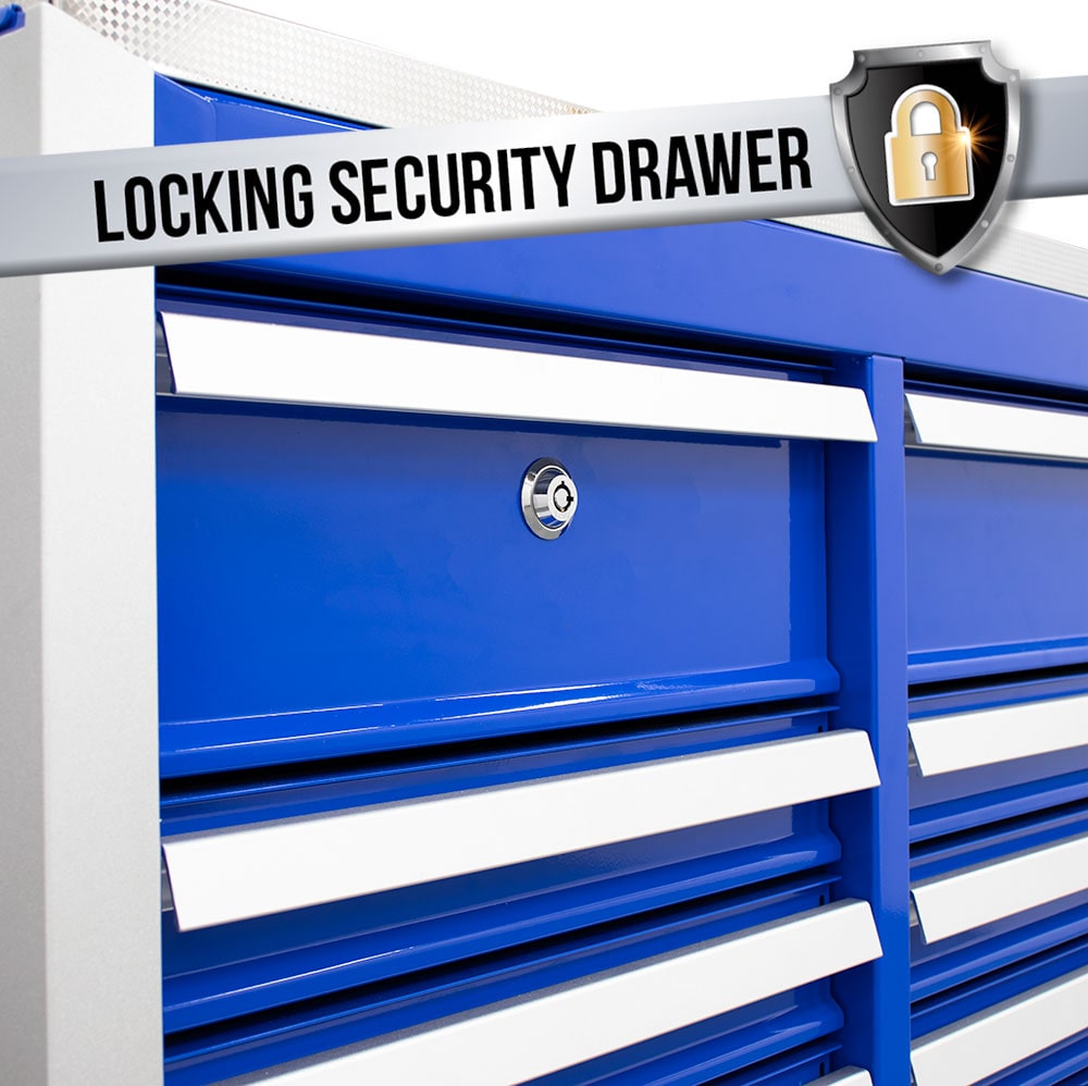 Tool Vault Elite XL 84” 23-Drawer Roller Cabinet Toolbox W/Stainless ...