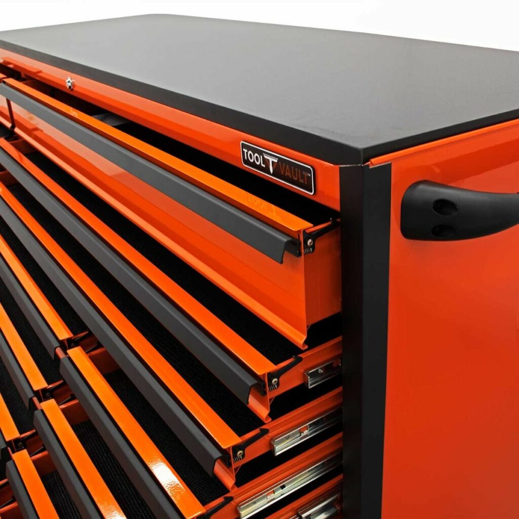 Tool Vault 72″ x 25″ Deep 19 drawer Roller Cabinet – ToolVault