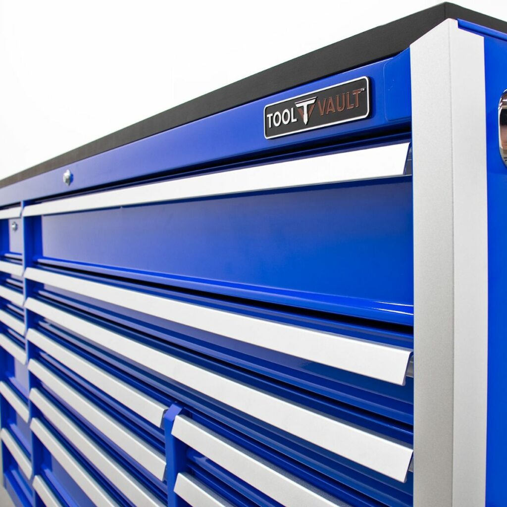 Tool Vault 72″ x 25″ Deep 19 drawer Roller Cabinet – ToolVault