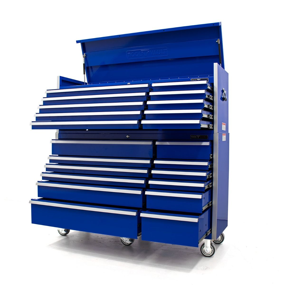 Tool Vault 62” 22-Drawer Tool Cabinet with Top Chest – ToolVault